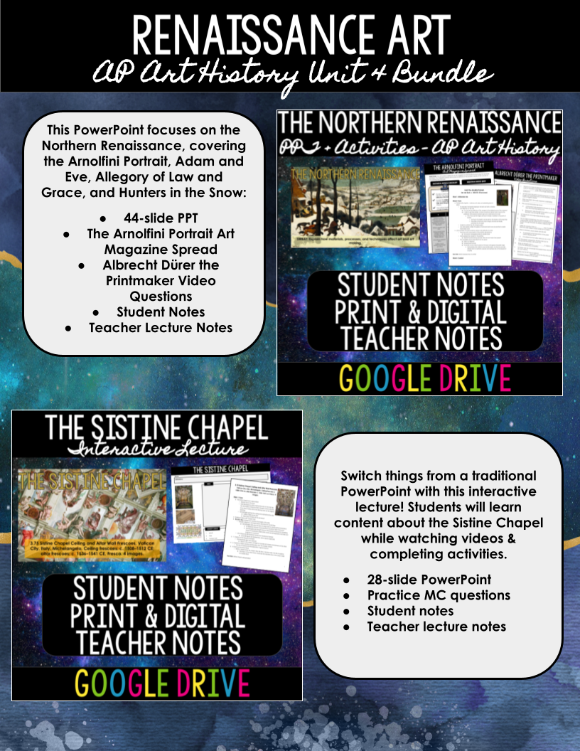 Renaissance Art Mini-Unit Bundle - AP Art History - Amped Up Learning