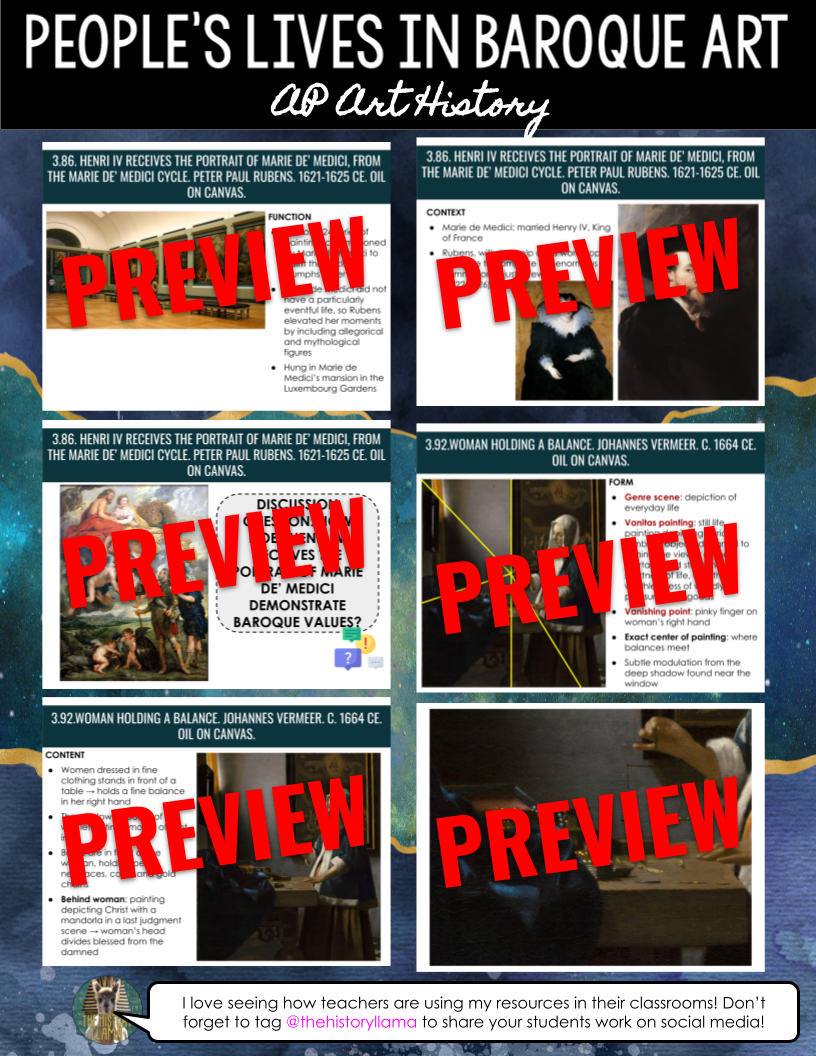 People's Lives in Baroque Art - AP Art History - Amped Up Learning