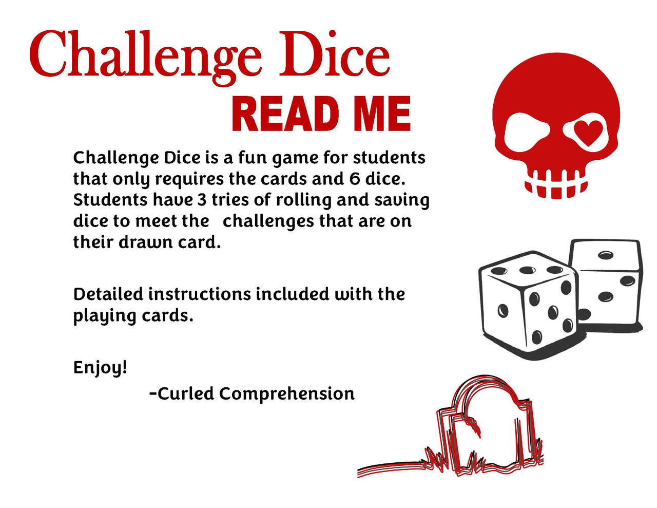 Challenge Dice Game - Amped Up Learning