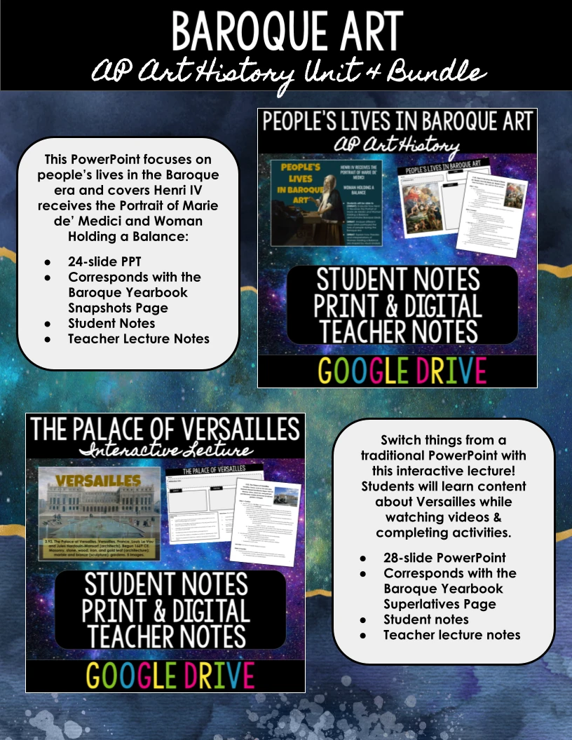 Baroque Art Mini-Unit Bundle - AP Art History - Amped Up Learning