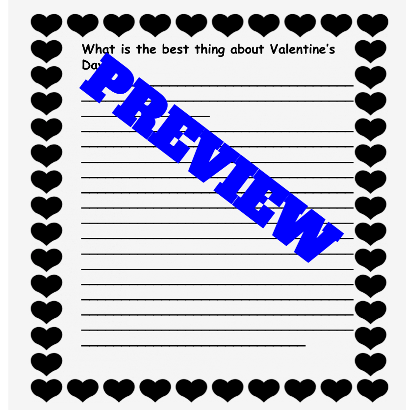 VALENTINE'S DAY UNIT WITH READING, WRITING & CRAFTS - 2ND-4TH GRADES