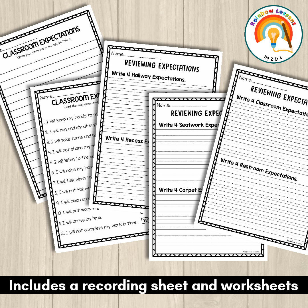Reviewing Expectations After Winter Break | Classroom Expectations ...