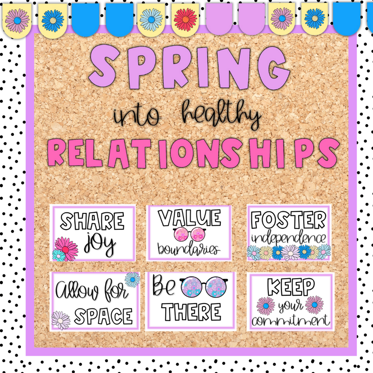 Spring Health Bulletin Board | Healthy Relationships