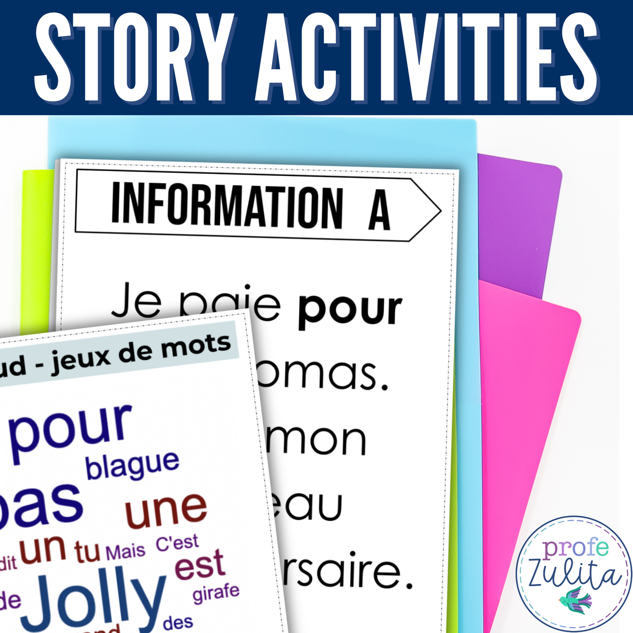 French Unit 14 - using "for" in French Reading Comprehension Story ...