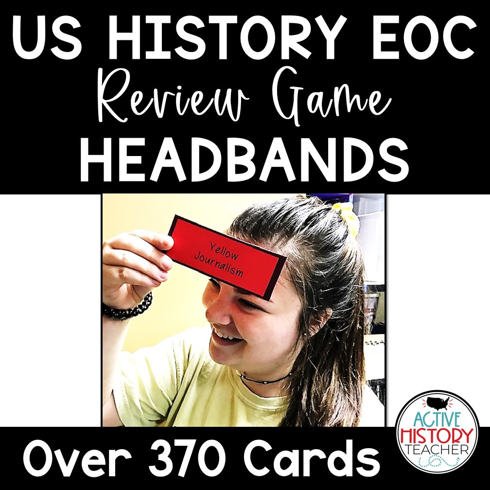 US History EOC Review Game HEADBANDS STAAR Review - Amped Up Learning