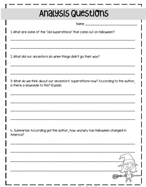 History of Halloween Activities - Amped Up Learning