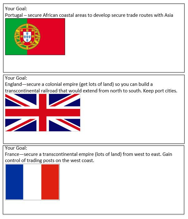 Scramble for Africa Simulation - Amped Up Learning