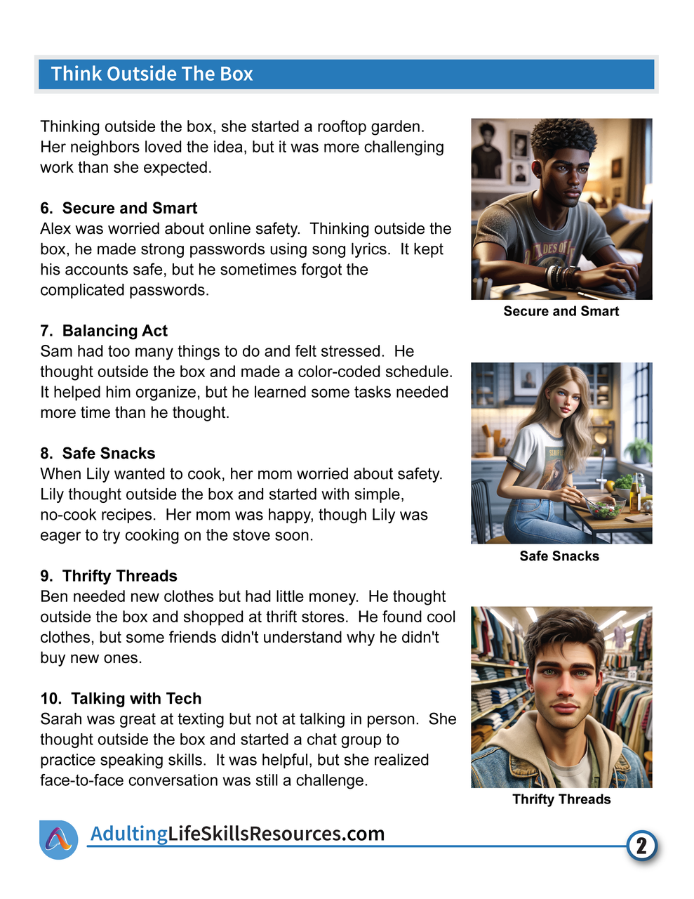 Figurative Language Life Skills - Idiom Worksheets for Problem Solving ...