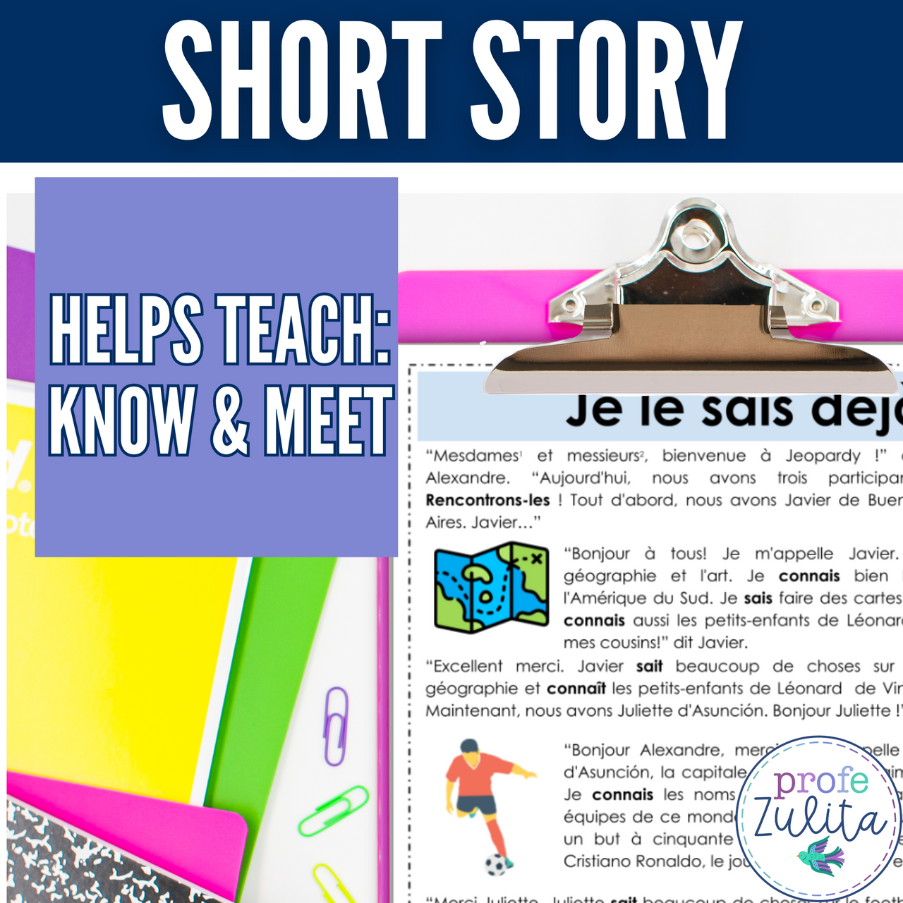 French Unit 16 - Reading Comprehension Activities with rencontrer ...