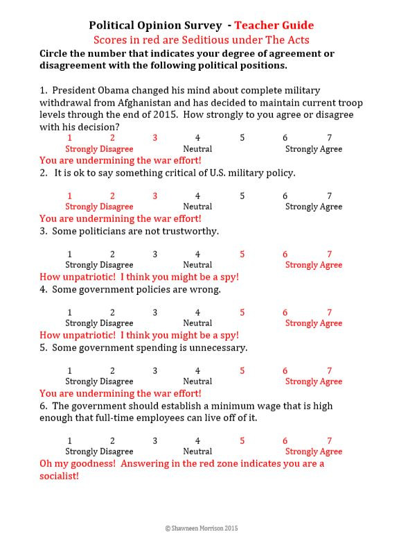 World War I Simulation: National Security vs. Bill of Rights - Amped Up ...