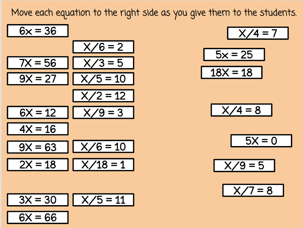 One-Step Equation Bingo Game - Multiplication/Division - Basketball ...