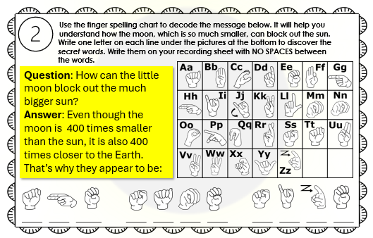Escape to the Solar Eclipse Printable Escape Room