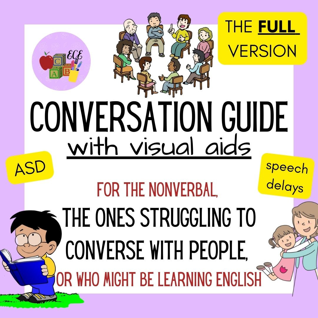 FULL Verbal Conversation Guide - with visual aids!
