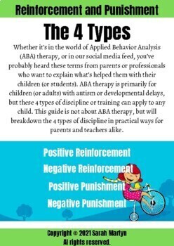 Info Guide for Parents & Teachers: Reinforcement & Punishment