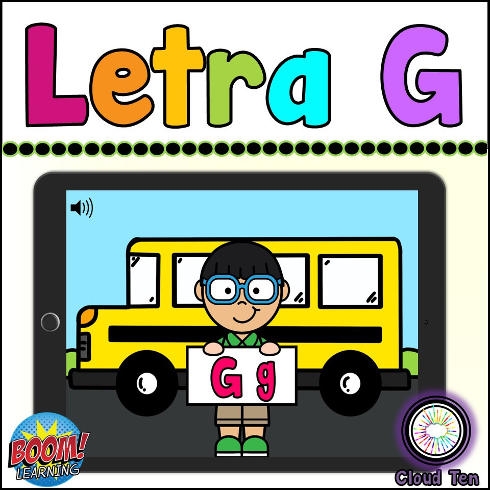 Letra G Boom Cards™ | Digital Task Cards