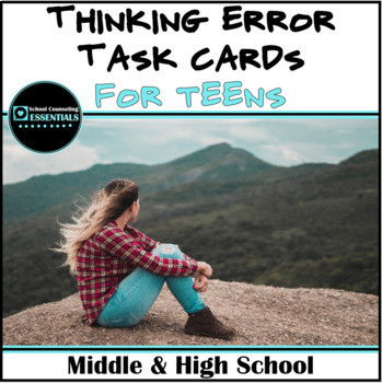 Thinking Error Scenarios- Task Cards- distance learning option