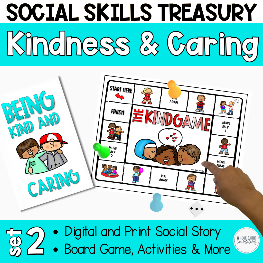 Kindness and Caring Social Story and Game Activity Set 2 for Teaching ...