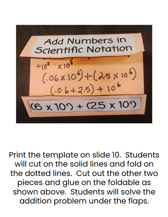 Scientific Notation - 5 Foldables for the Interactive Notebook - Amped ...