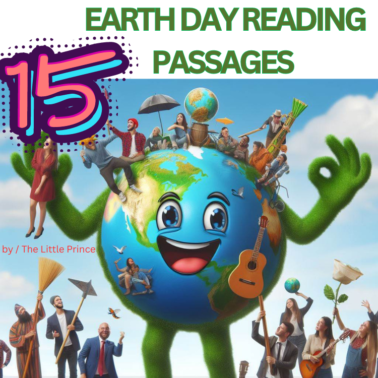 Engaging Earth Day Reading Comprehension Kit 15 Passages With Questions ...
