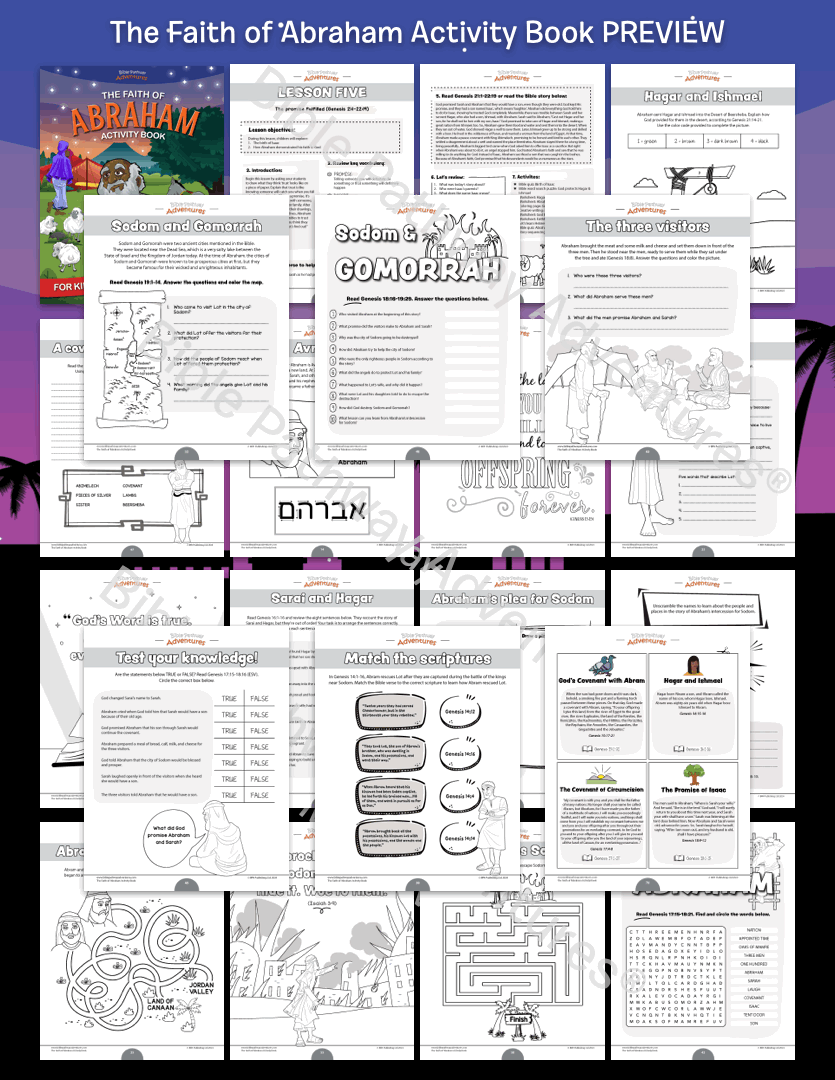 The Faith of Abraham Activity Book and Lesson Plans - Amped Up Learning