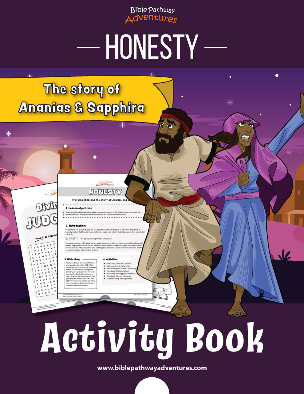ananias and sapphira bible coloring pages