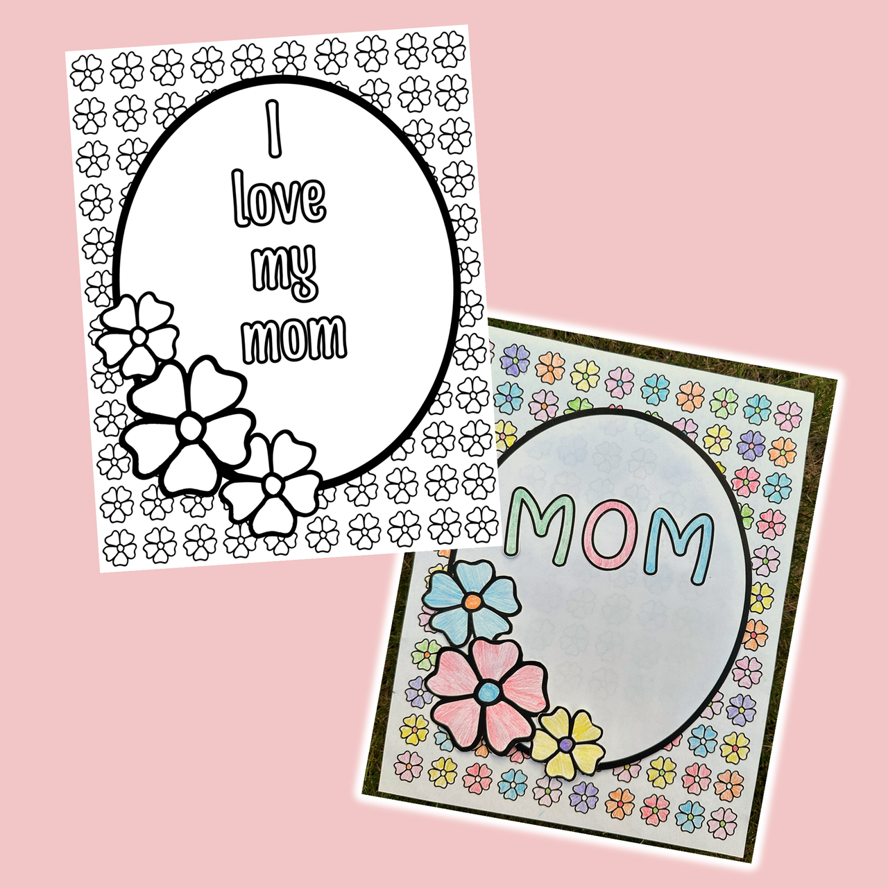Mother's Day Coloring Worksheets, Craft Activity, Spring Coloring Pages ...