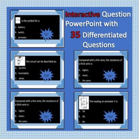 Current Electricity - 35 Question Interactive Quiz - Amped Up Learning