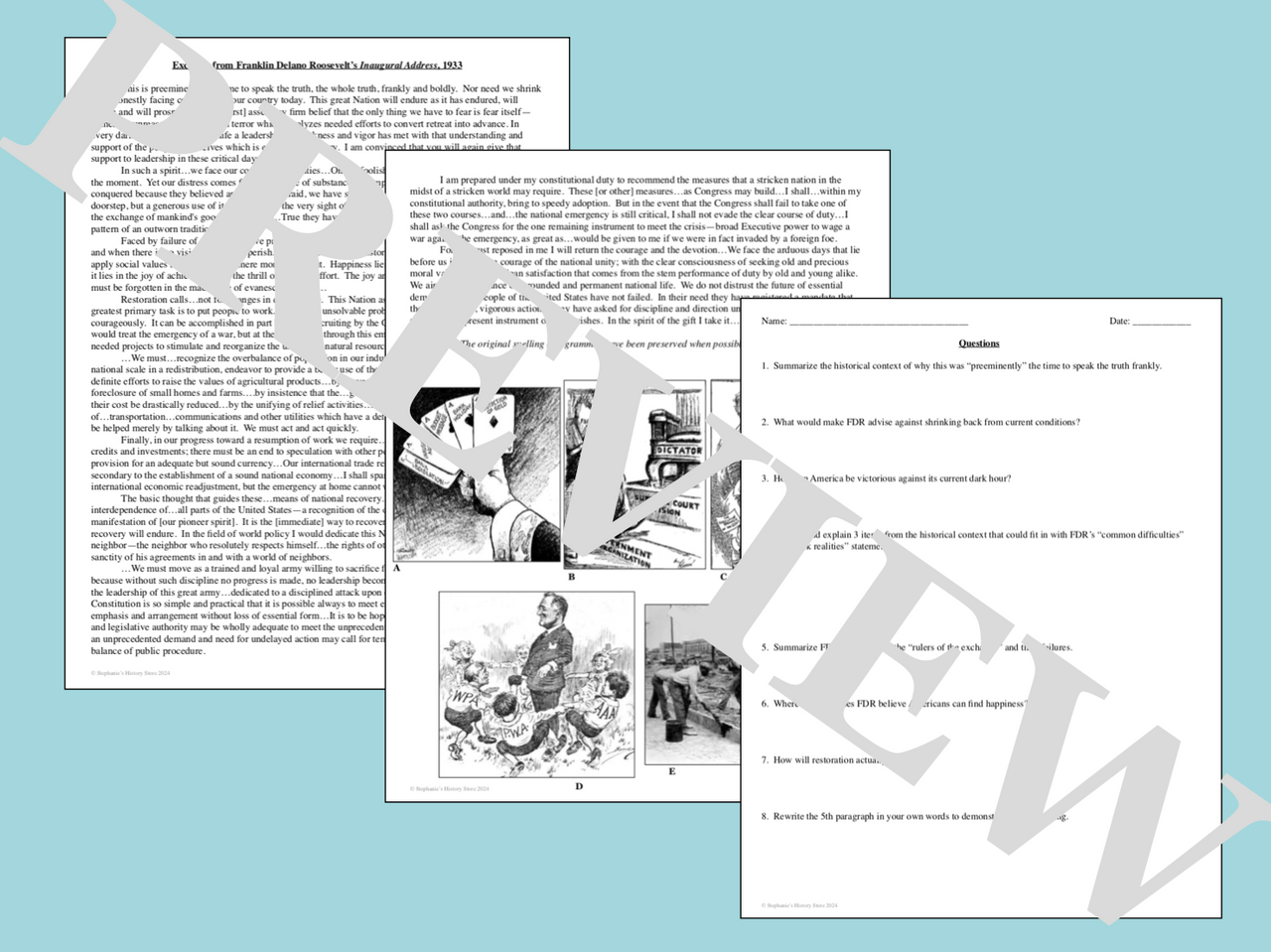 President Franklin D. Roosevelt Inaugural Address Analysis