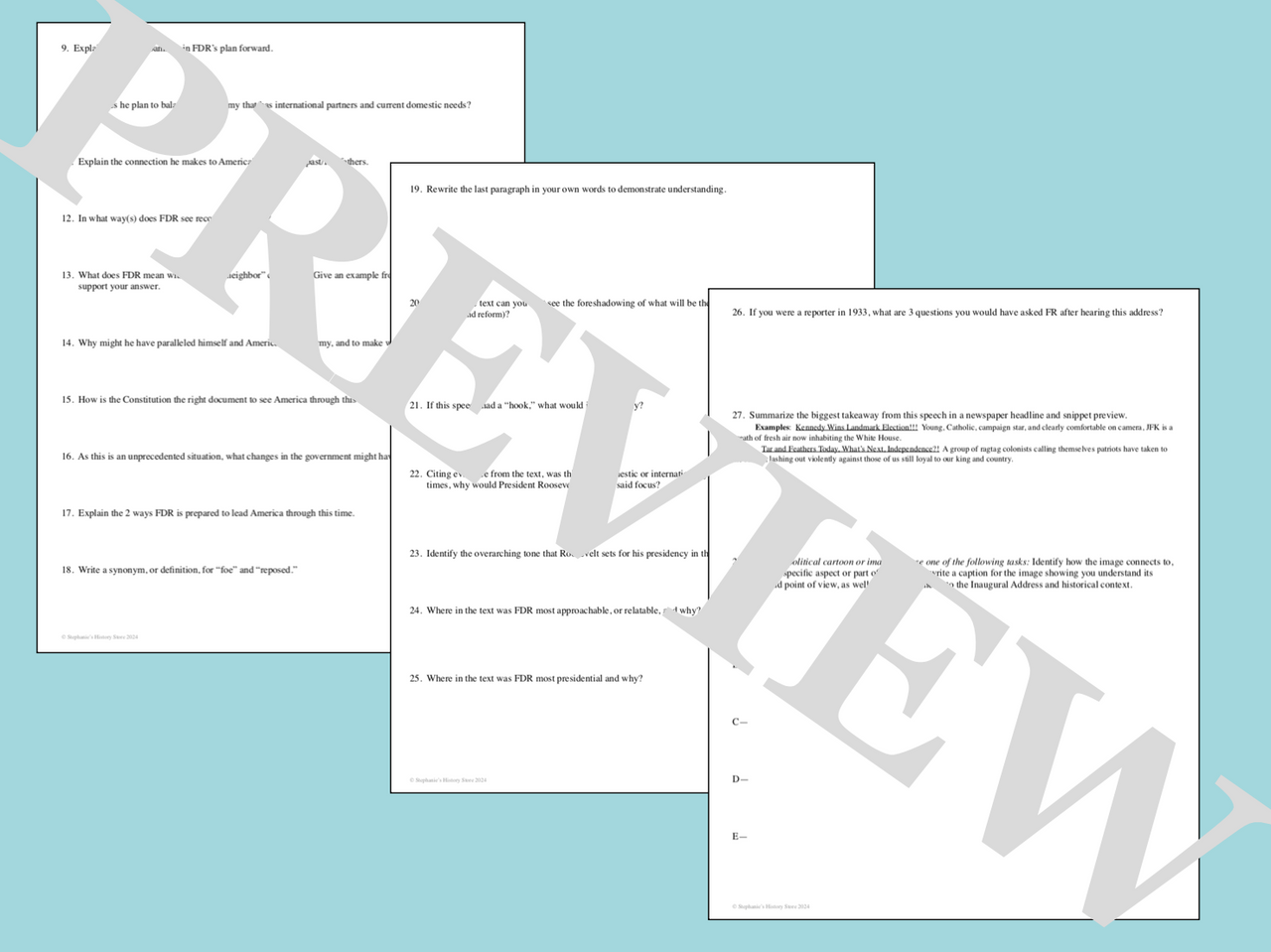 President Franklin D. Roosevelt Inaugural Address Analysis