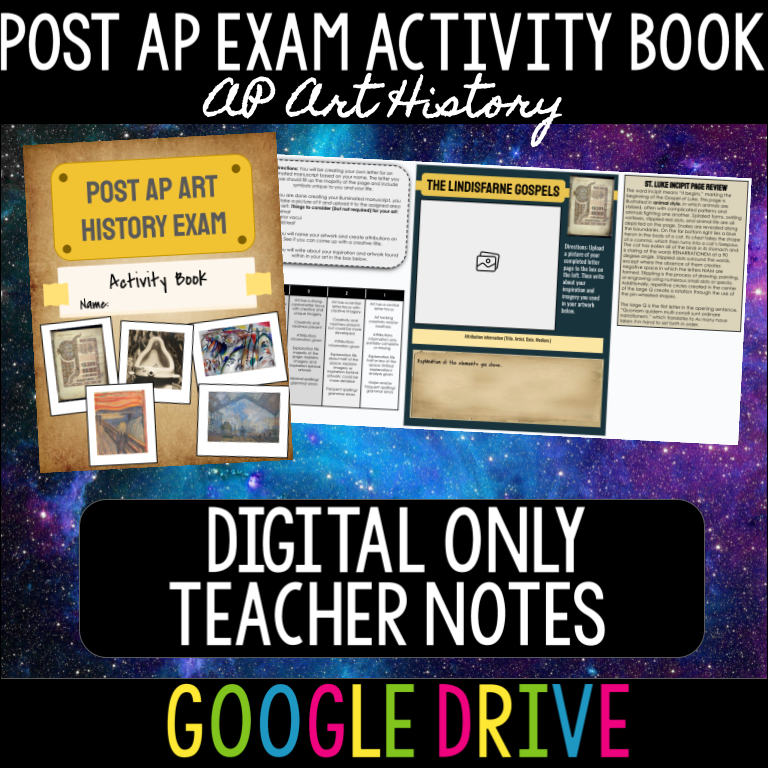 Post-AP Art History Exam Activity Book - Google Drive - Amped Up Learning