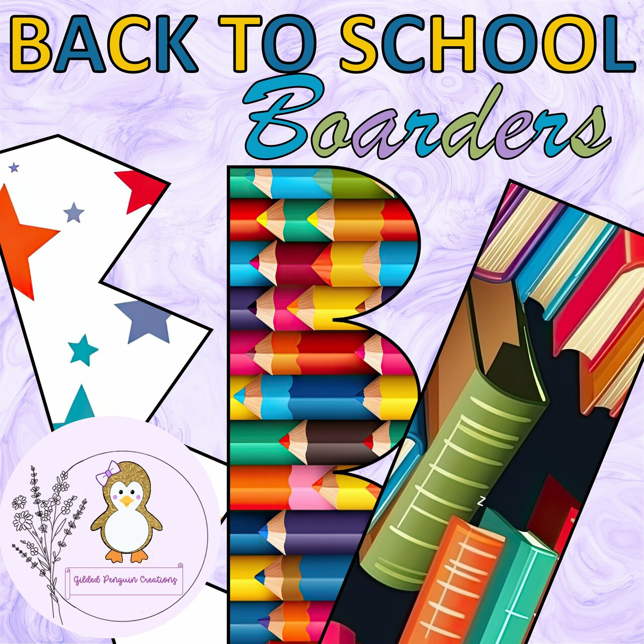 Back to School Bulletin Board Borders Classroom Décor