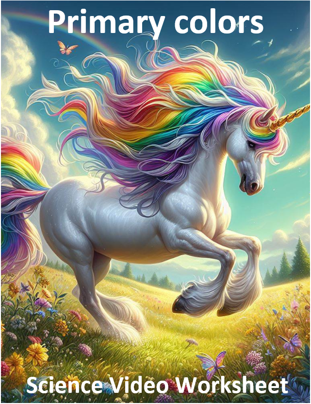 Intro to Primary Colors. Video sheet, Google Forms, Canvas & more (V2 ...