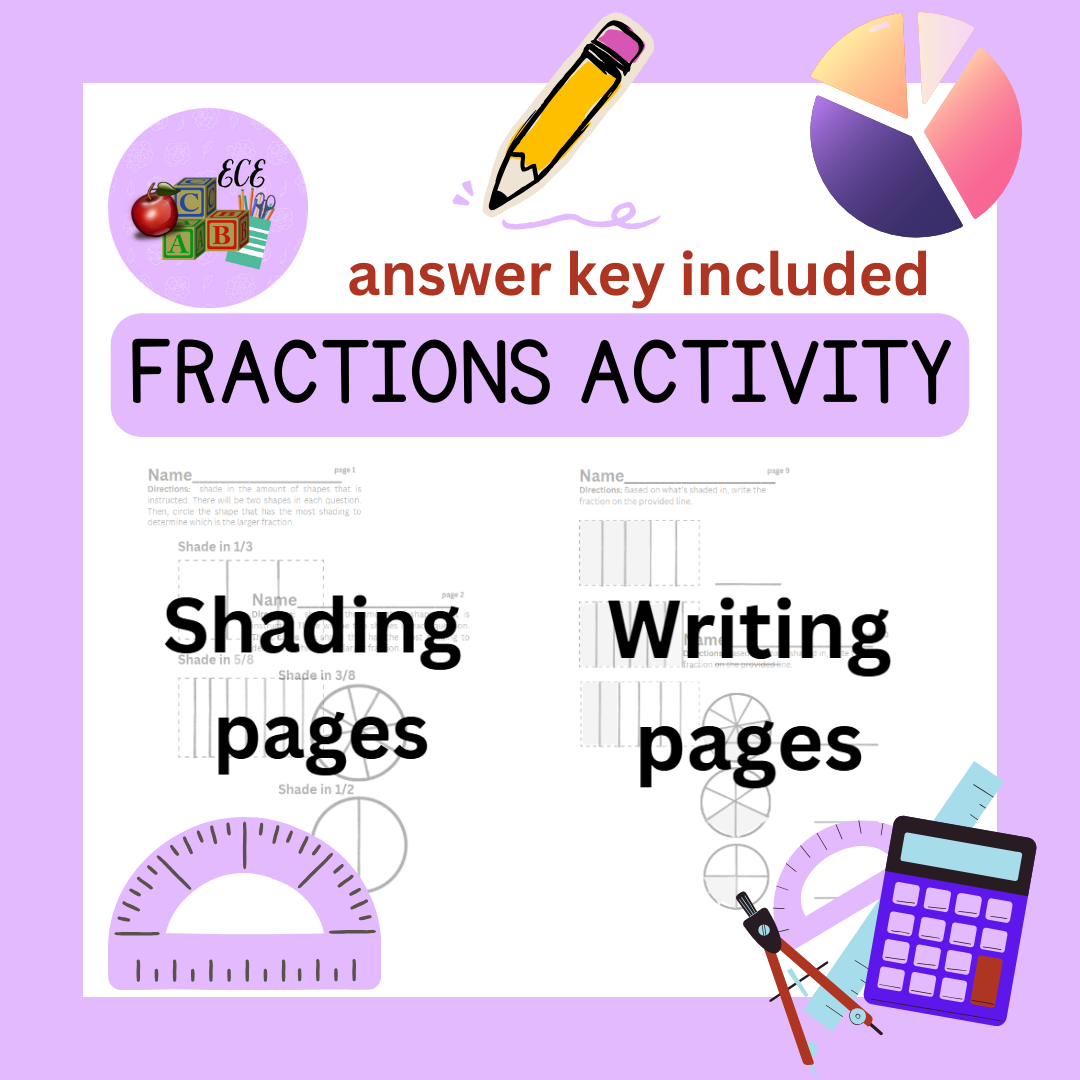 Fractions With Shapes Activity
