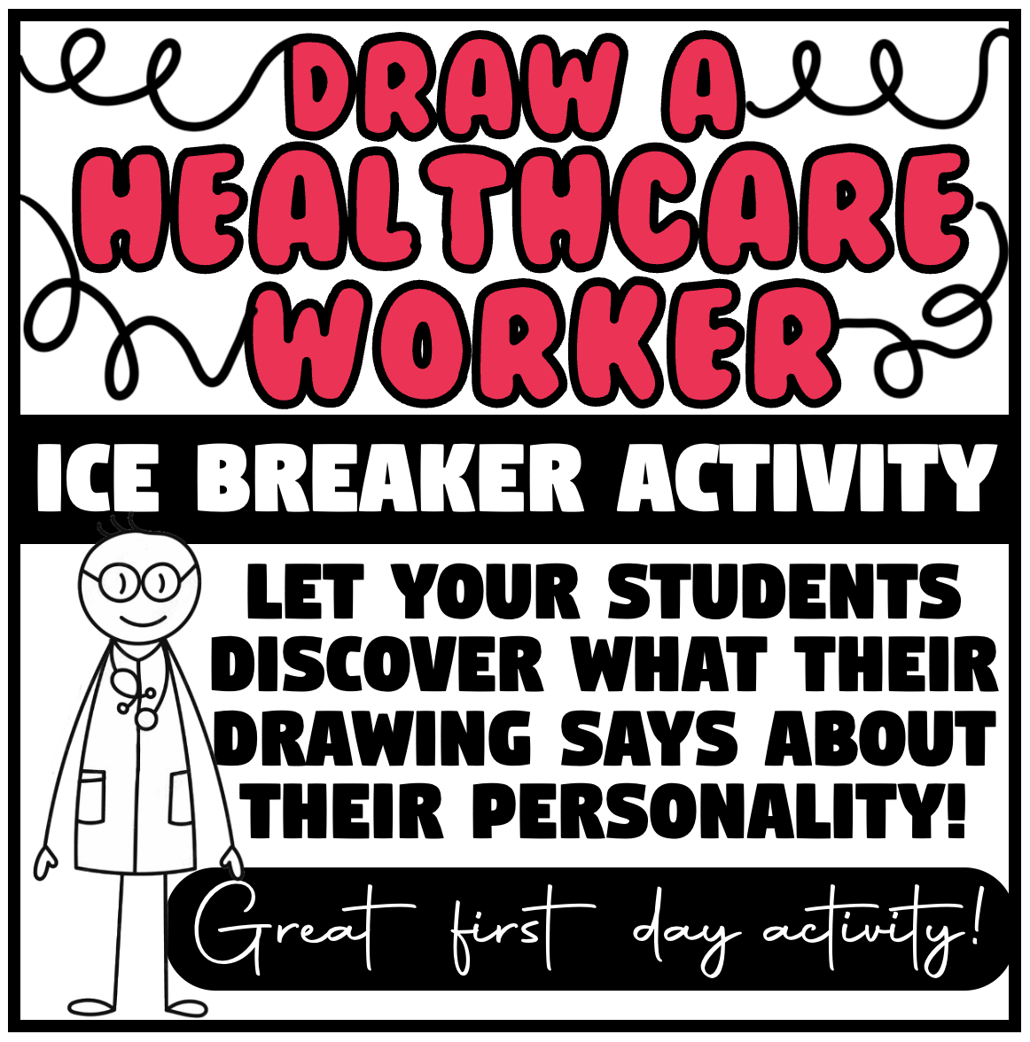 DRAW A HEALTHCARE WORKER ICEBREAKER GAME! - Amped Up Learning