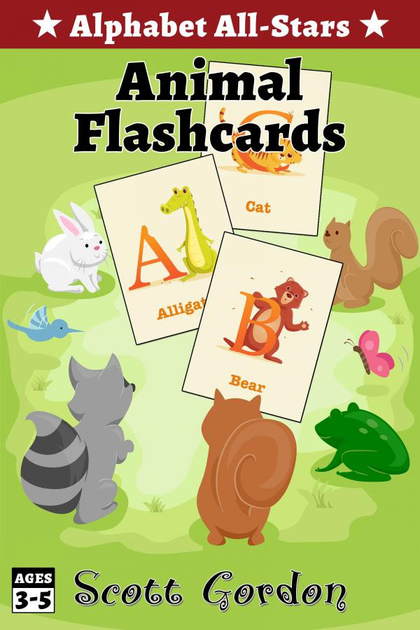 Alphabet All-Stars: Animal Flashcards - Amped Up Learning