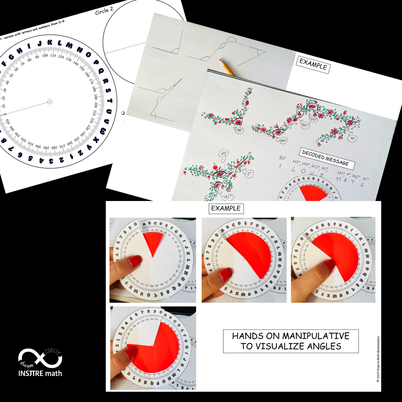 FREE Secret Angle Code Alphabet & Angle Visualization Tool | Crack ...