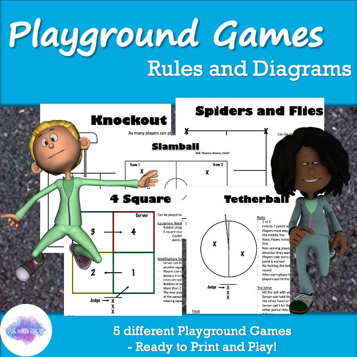 Playground Games, Recess Games - 5 Games for Outdoor Play Time