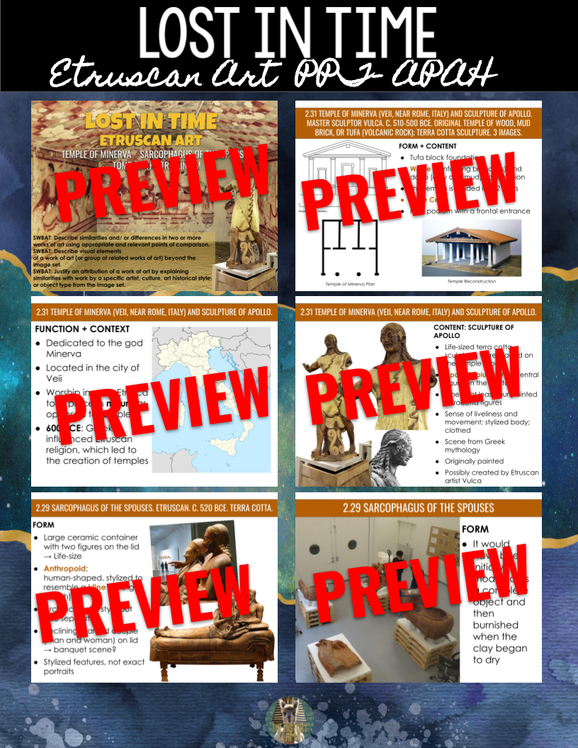 Lost in Time: Etruscan Art PPT - AP Art History - Amped Up Learning
