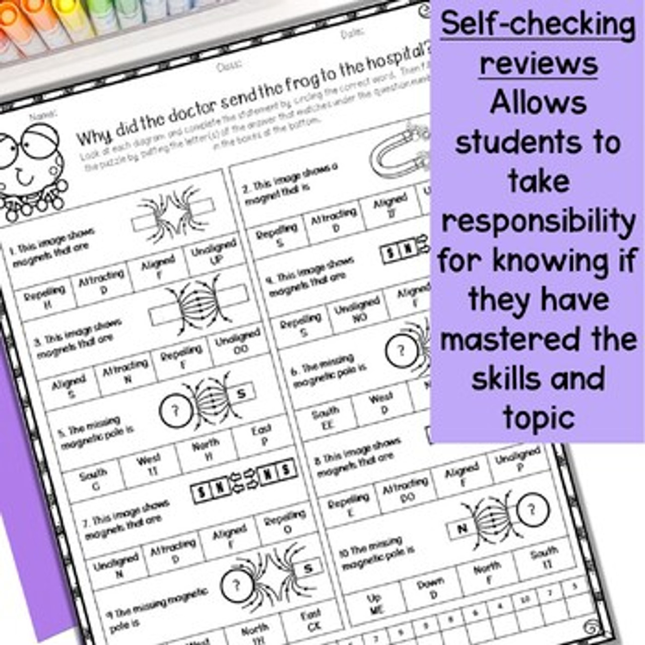 Full Year NGSS Physical Science Review 85 Low Prep Self Checking ...