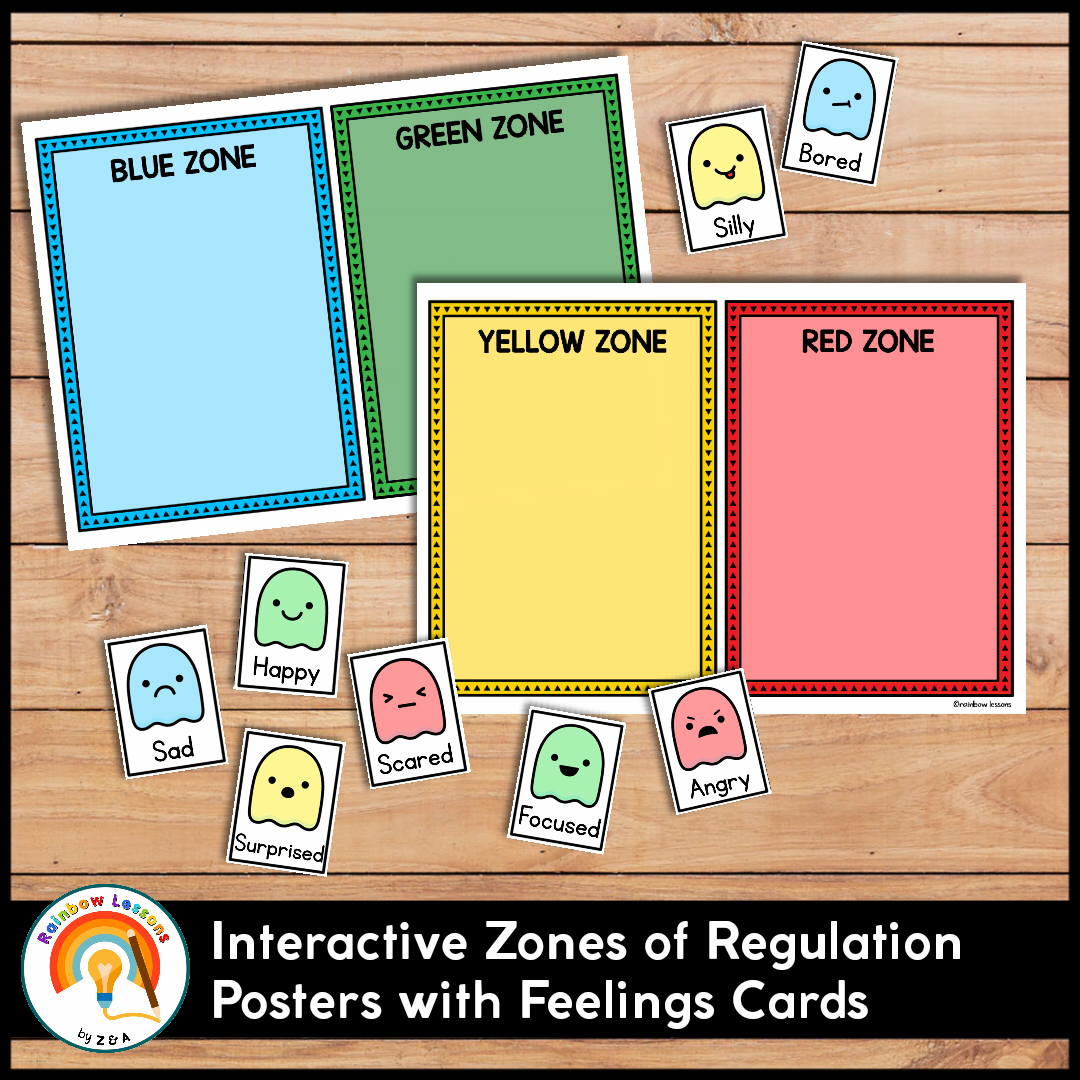 Zones Of Regulation Charts Zones Of Regulation Emotion Chart FREE