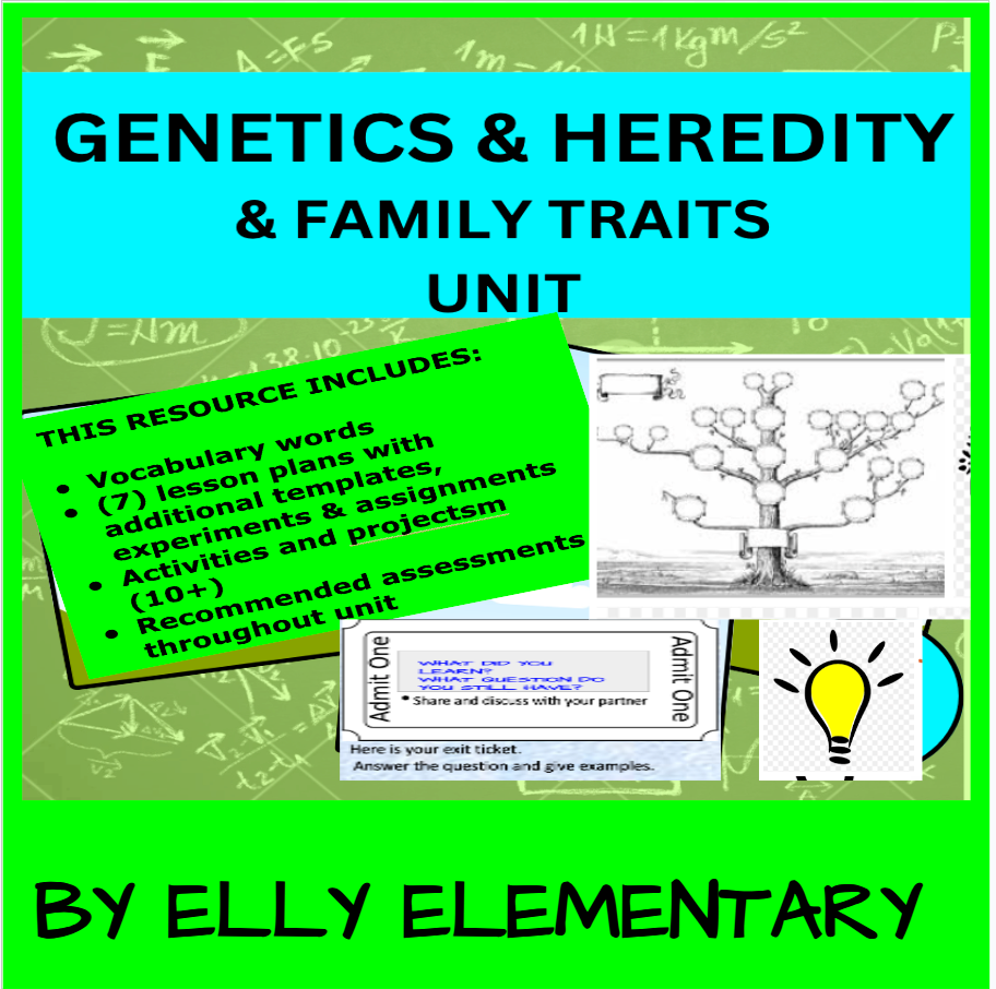 LEARNING ABOUT OUR HEREDITY: FAMILY TRAITS & DNA (4HT/5TH GRADES)