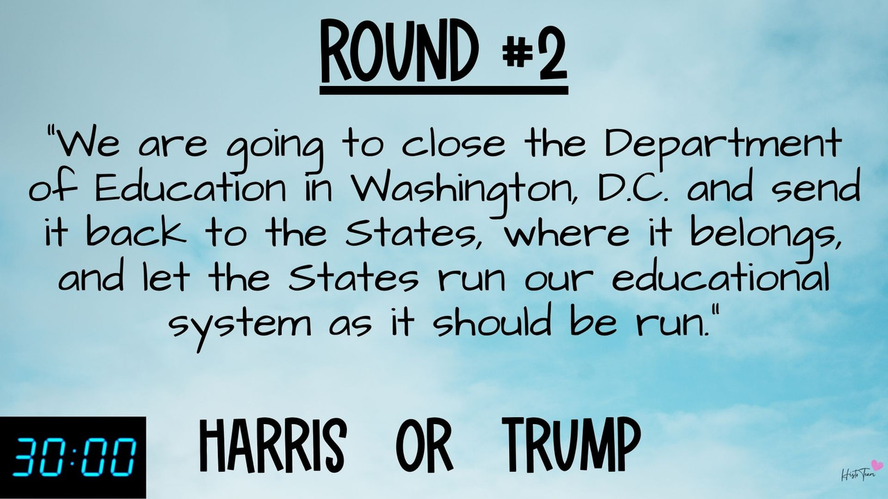 2024 Election PowerPoint Game Activity Who Said It Government and ...