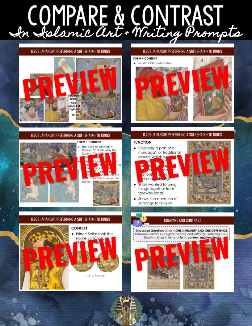 Compare and Contrast in Islamic Art + Writing Prompts - AP Art History