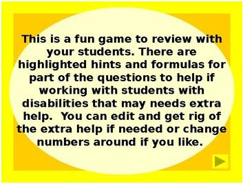 Lemon Drop: Percent Review Game - Amped Up Learning