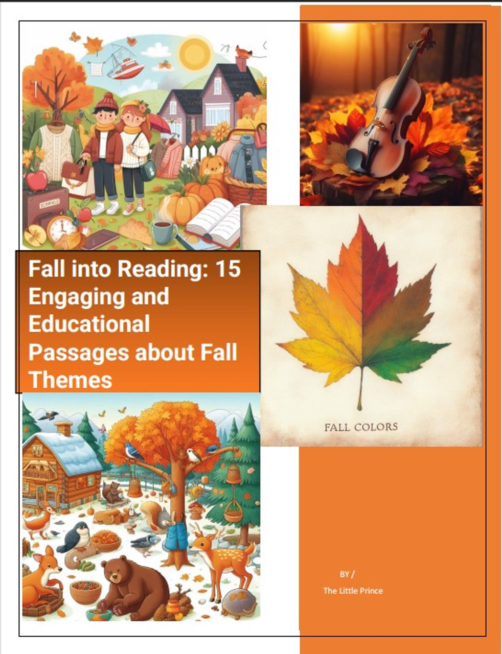 1st - 2nd grade Fall Reading Comprehension Passages- Autumn aloud activity