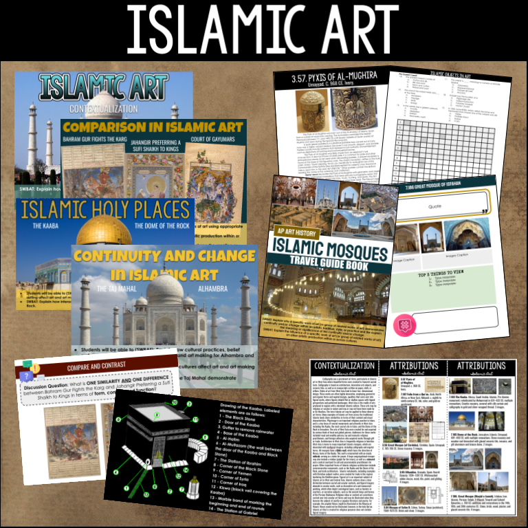 AP Art History Unit 3 Bundle: Byzantine, Medieval, & Islamic Art ...