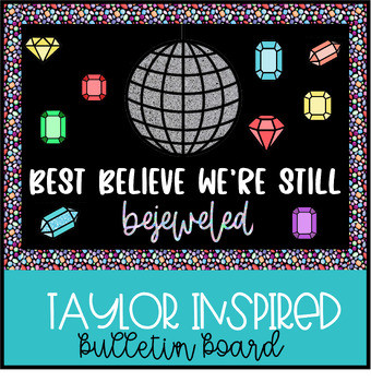 aylor Swift inspired "bejeweled" Bulletin Board Door Decoration