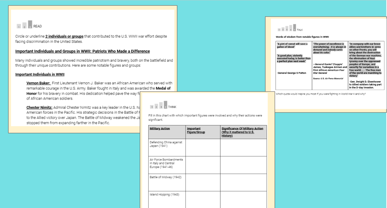 WWII Handout #4 Bundle (Handout and Presentation) - Amped Up Learning