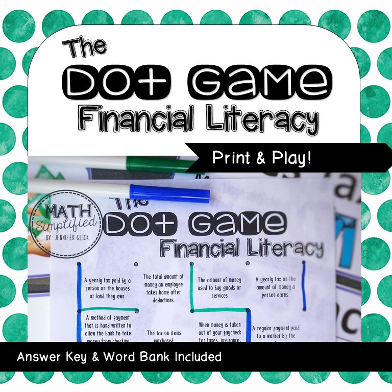 The Dot Game: Financial Literacy Review - Amped Up Learning