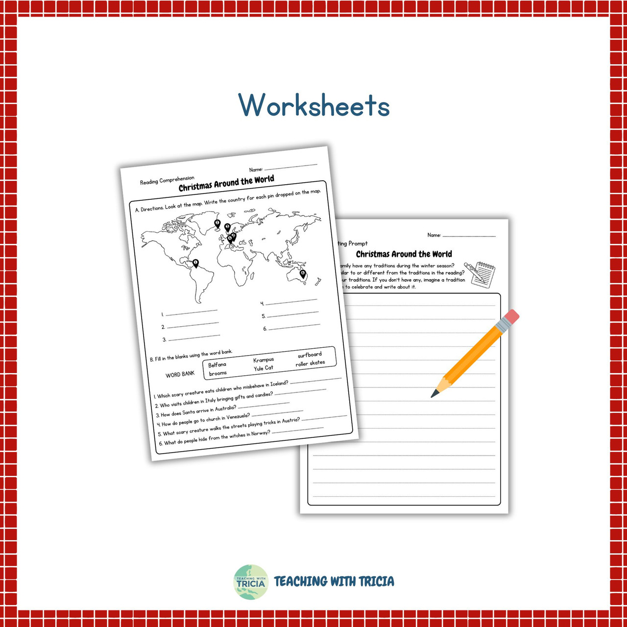Christmas - Traditions Around the World: Informational Reading ...